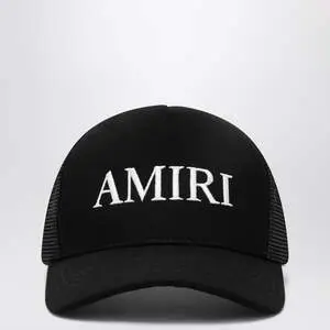 Amiri Baseball Cap With Logo - Black