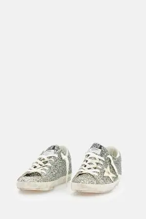 GOLDEN GOOSE Super-star Classic Glittered Sneakers