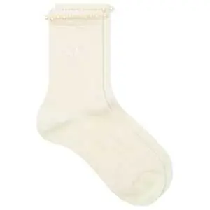 Adidas Pearls Crew Socks - Off White