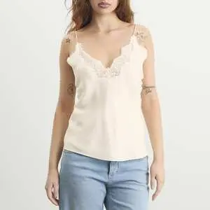 RÓHE Lace Silk Camisole
