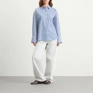 Good American Poplin Oversized Shirt