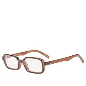 Le Specs Pilferer Optical Glasses - Chestnut/blue Light Lens