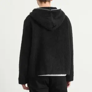 Our Legacy Hairy Wool Full Zip Hooded Jacket