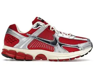 Nike Zoom Vomero 5 Chrome Sneakers - Gym Red/metallic Silver/coconut Milk