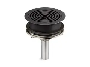 KOHLER Aquifer Grated Drain - Matte Black