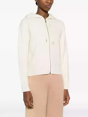 Moncler Hooded Zip Cardigan