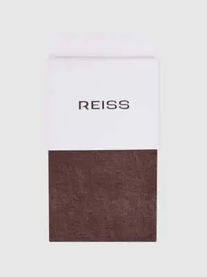 REISS 40 Denier Tights - Chocolate