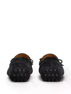 TOD'S Gommino Tie Detail Loafers - Grey