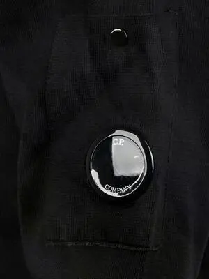 C.P. COMPANY Zip-up Cardigan - Black