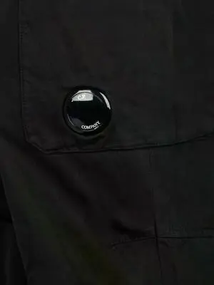 C.P. COMPANY Logo-detail Cargo Pants - Black
