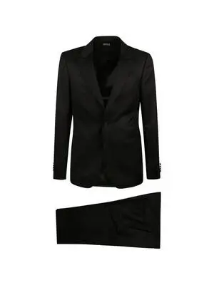 Zegna Single-breasted Suit - Black
