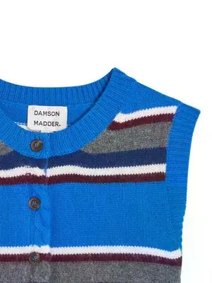DAMSON MADDER Striped Button-front Vest