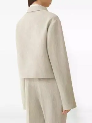Fabiana Filippi Zip Jacket With Pockets - Grey