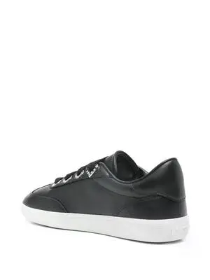 Moschino Leather Sneakers With Logo Detail