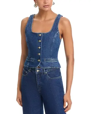 Cinq À Sept Denim Rowena Top - Tide
