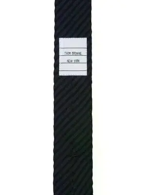 Thom Browne Seersucker Wool Neck Tie