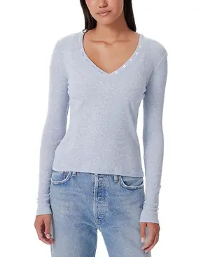 GOLDIE LEWINTER Valerie Top - Blue Heather
