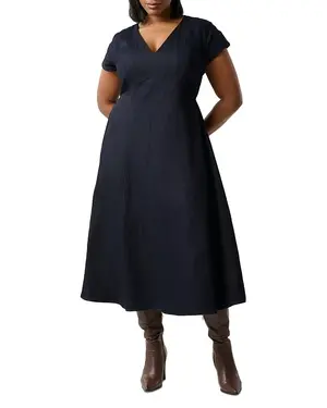 ESTELLE A-line Midi Dress