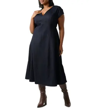 ESTELLE A-line Midi Dress