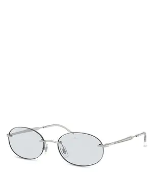 Ray-ban Oval Sunglasses 54mm - Silver