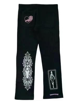 Chrome Hearts Deadly Doll Graphic Track Pants
