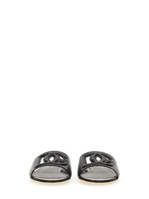 Dolce & Gabbana Logo Slide Sandal