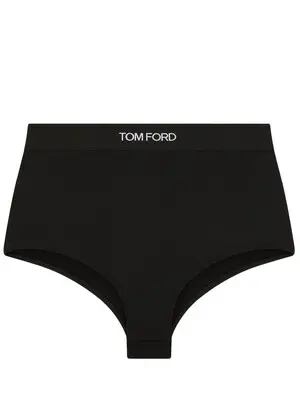 TOM FORD Briefs With Logo - Black
