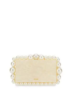 Cult Gaia Eos Clutch - Ivory