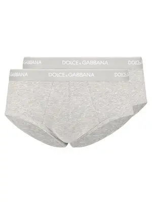 Dolce & Gabbana Bi-pack Briefs "brando - Grey