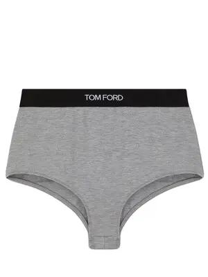 TOM FORD Briefs With Logo - Grey