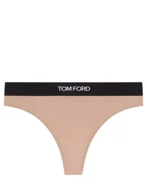 TOM FORD Thong With Logo - Pink