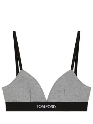 TOM FORD Bra With Logo - Grey