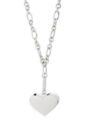 Nordstrom Heart Y-necklace - Silver