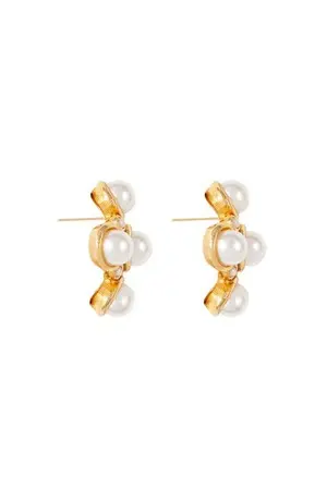 SUSAN CAPLAN Vintage Renaissance Revival Clip On Earrings