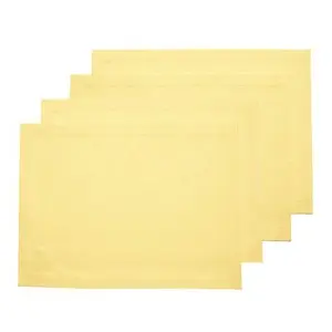 SOLINO HOME Cotton Linen Placematsdru Yellow