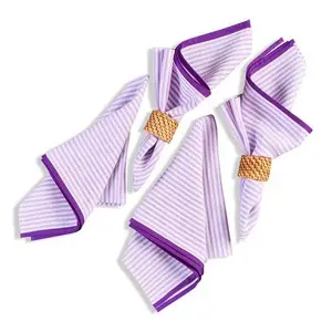 SOLINO HOME Linen Dinner Napkinscarmine Lavender