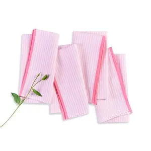 SOLINO HOME Linen Dinner Napkinscarmine - Pink