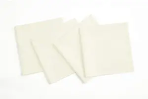 SOLINO HOME Dinner Napkinsdrucotton Plain - Ivory