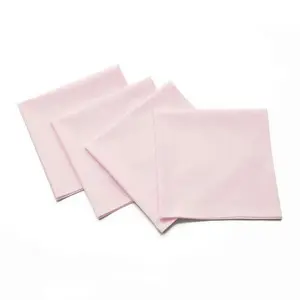 SOLINO HOME Dinner Napkinsdrucotton Plain - Pink