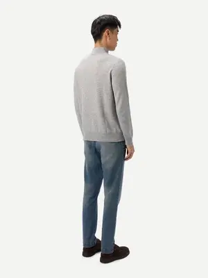 Gobi Cashmere Mock Neck Cashmere Sweater - High Rise