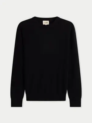 Gobi Cashmere GOBI CASHMERE Crewneck Cashmere Sweater Black