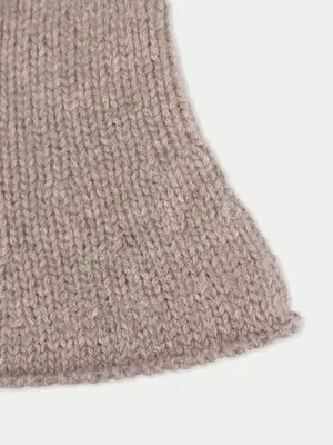 Gobi Cashmere Felted Bucket Hat Taupe