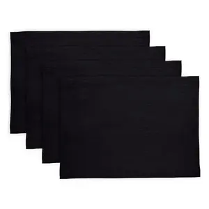 SOLINO HOME Linen Placematsdiana Black