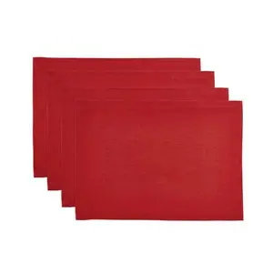 SOLINO HOME Linen Placematsdiana Cherry