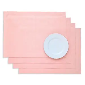 SOLINO HOME Linen Placematsdiana Misty Pink