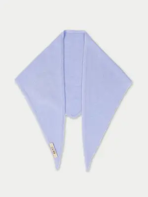 Gobi Cashmere Triangular Cashmere Scarf - Cashmere Blue