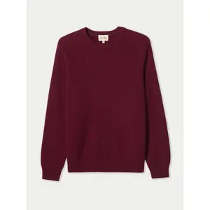 Gobi Cashmere Ribbed Cashmere Sweater - Zinfandel