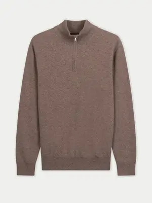 Gobi Cashmere Zip Up Knitwear For Men