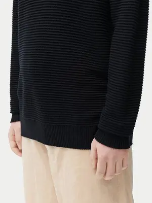 Gobi Cashmere Textured-knit Silk Cashmere Sweater