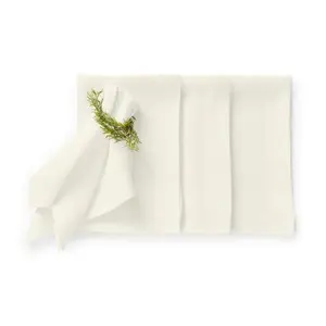 SOLINO HOME Linen Dinner Napkinssonoma - Ivory